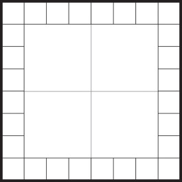 Square Framed Game Board (18 )