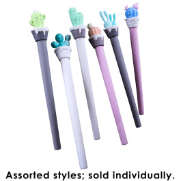 Cactus Gel Pen (black ink; assorted style)