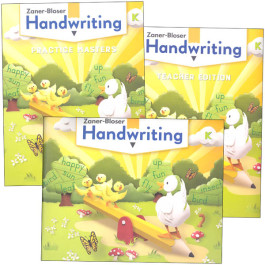 Zaner-Bloser Handwriting Grade K Homeschool Bundle - Student Edition ...