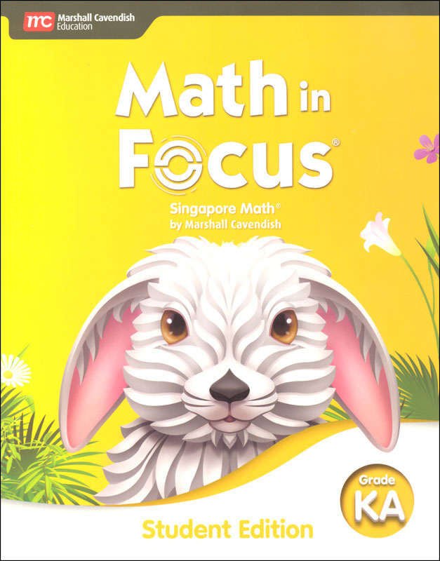Math in Focus 2020 Student Edition Volume A Grade K