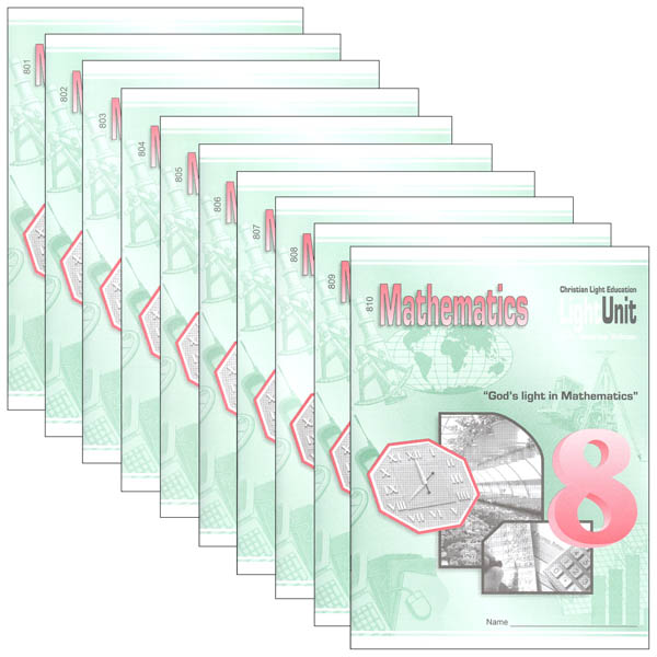 Mathematics LightUnit 801-810 Set Sunrise Edition
