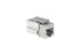 Cat6A RJ45 110 Type Keystone Jack | Gray | UL Listed | High-Speed