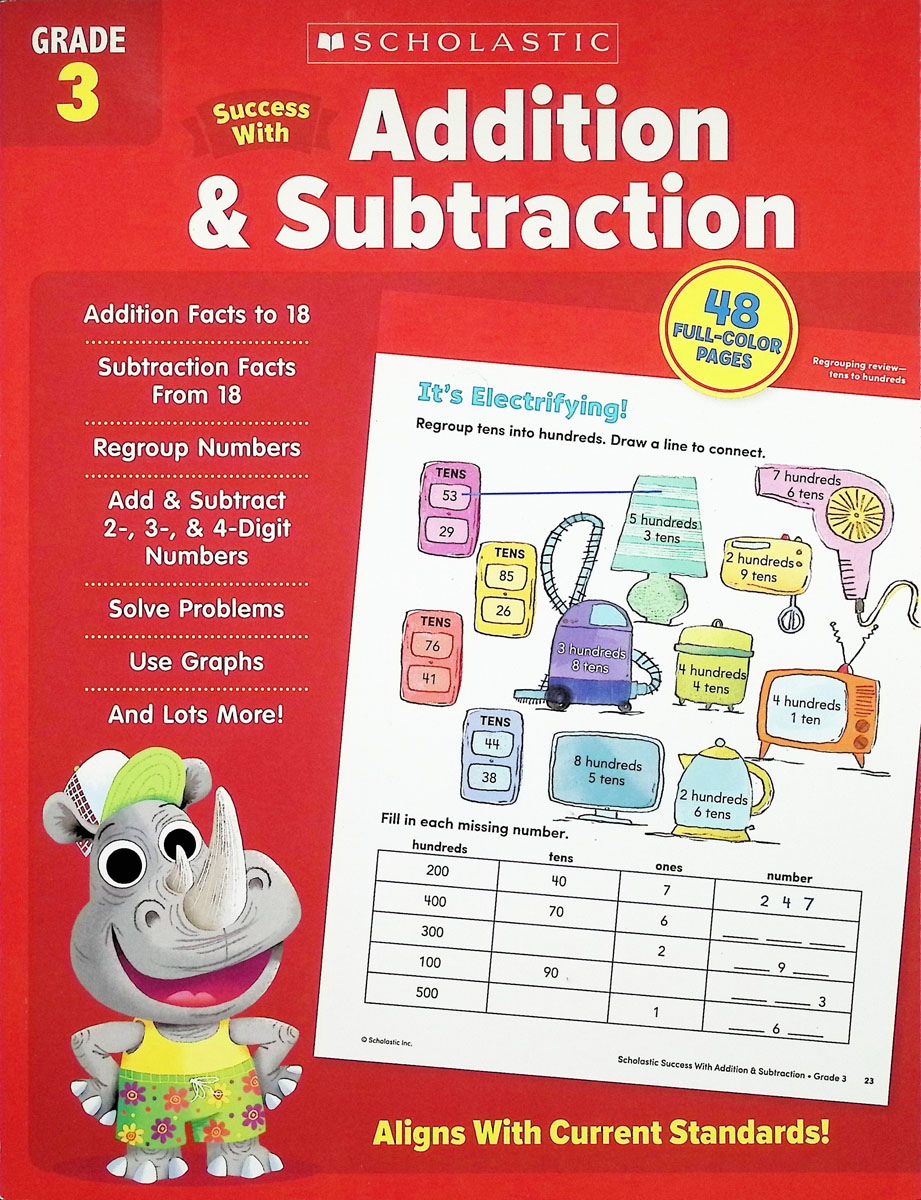 Addition & Subtraction: Grade 3 (Scholastic Success With)