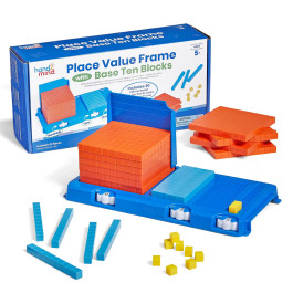 Place Value Frame with Base Ten Blocks