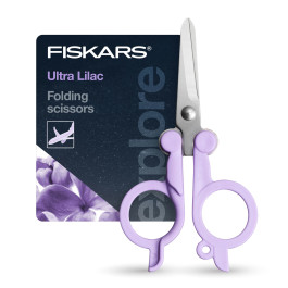 Fiskars Folding Scissors - 4 Ultra Lilac