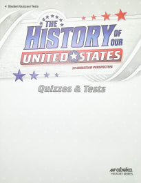 Abeka History of Our United States Quiz and Test Book (Bound)