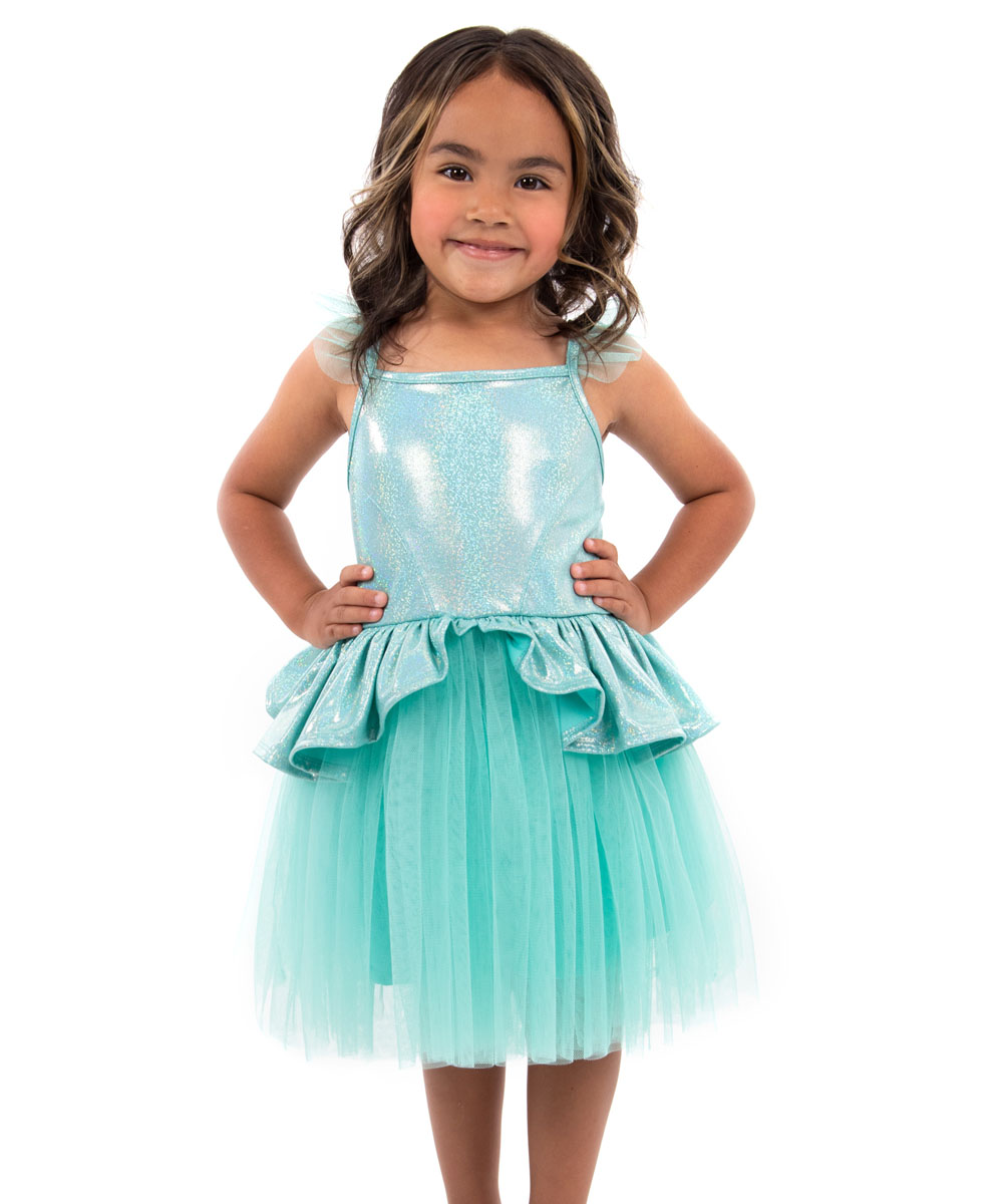 Teal Tutu Dress - X-Large