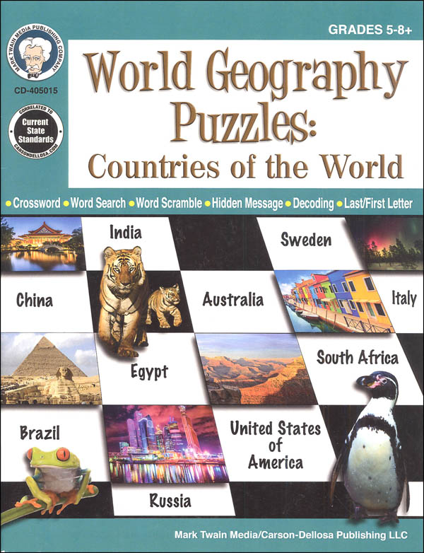 World Geography Puzzles: Countries of the World