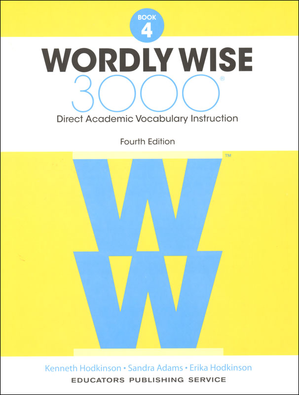 Wordly Wise 3000 4th Edition Student Book 4