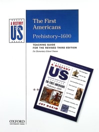 A History of US: The First Americans Volume 1 Elementary Teacher Guide ...