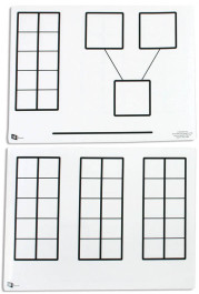 Ten Frames/Number Bond Dry Erase Board