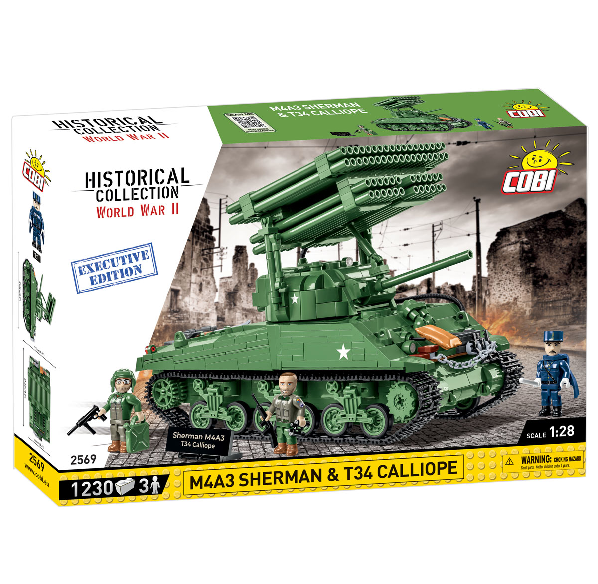 M4A3 Sherman & T34 Calliope Executive Edition - 1230 pieces (World War ...