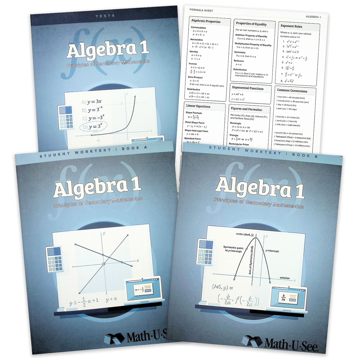 Math-U-See Algebra I Principles of Secondary Mathematics Student Pack