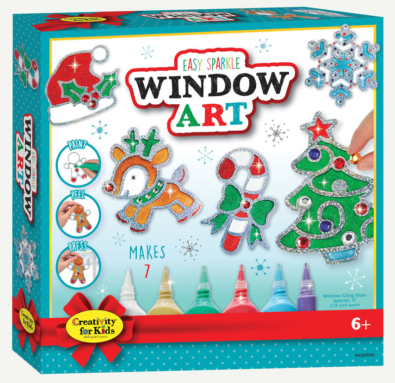 Holiday Easy Sparkle Window Art Kit