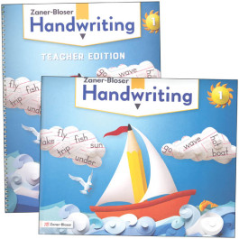 Zaner-Bloser Handwriting Grade 1 Home School Bundle - Student Edition/Teacher Edition (2020 edition)