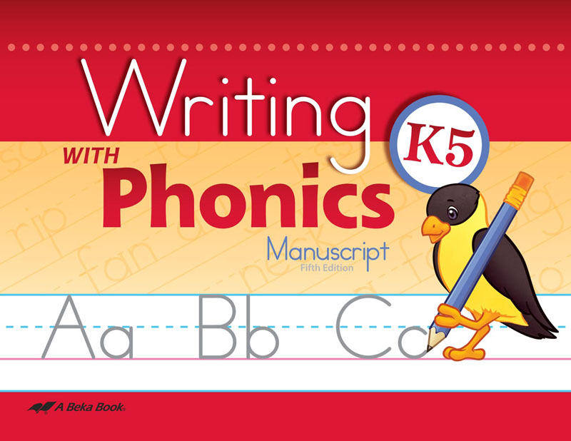 Writing with Phonics K5 Manuscript Bound Book