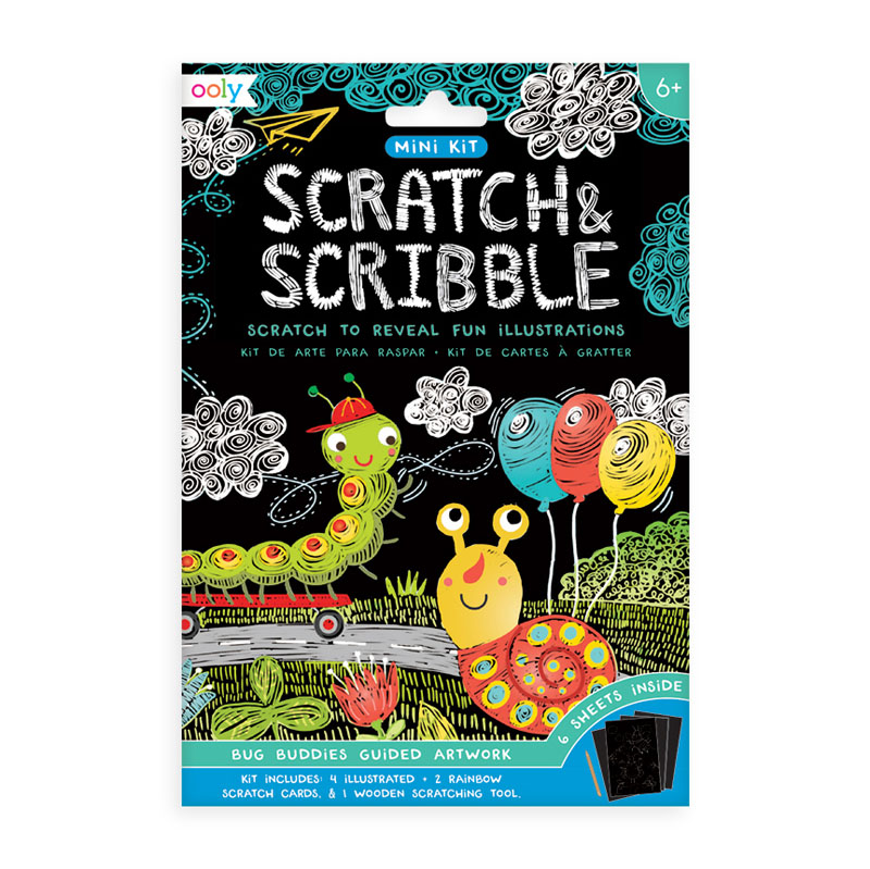 Scratch & Scribble Mini-Kit - Bug Buddies
