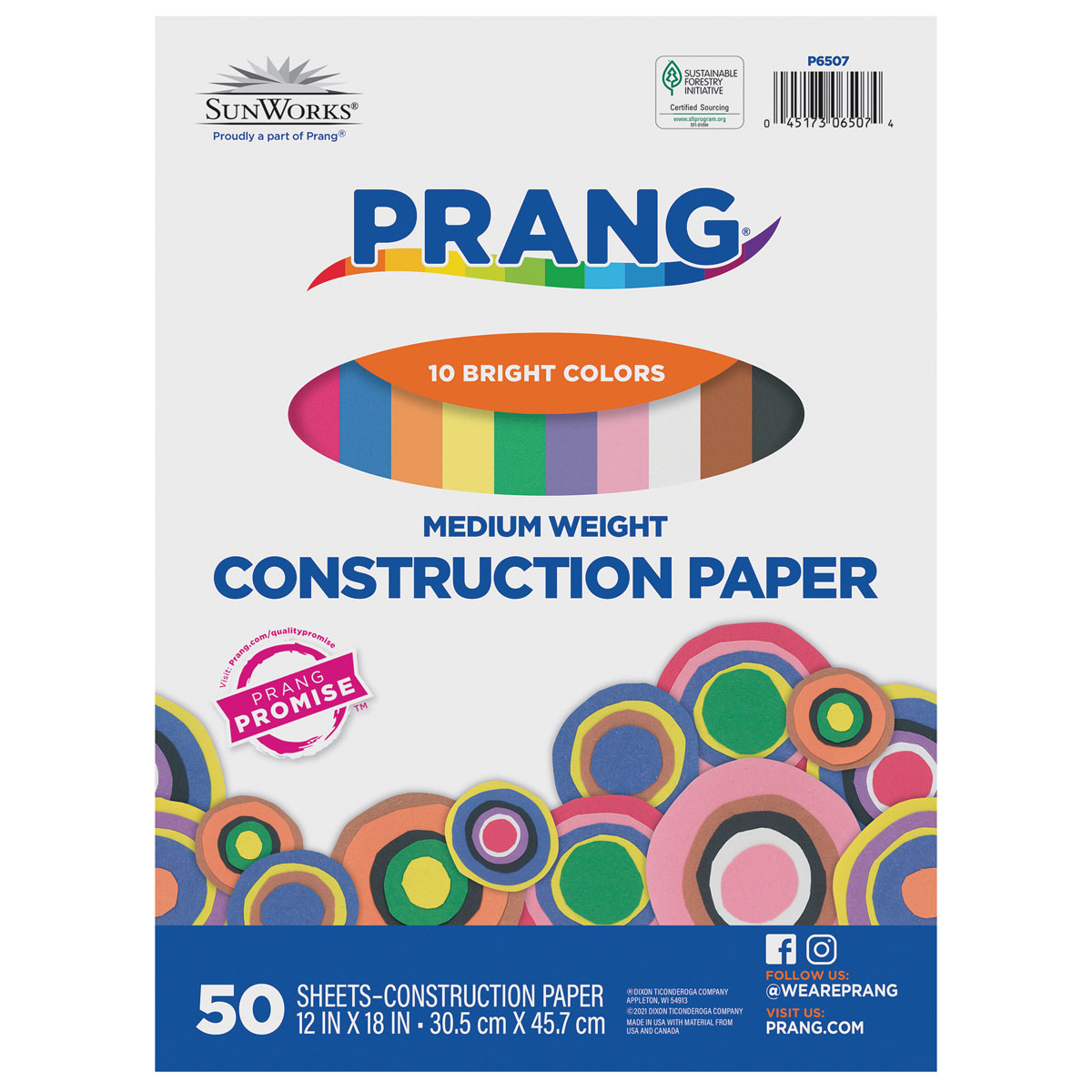 Prang Construction Paper Assorted 12"x18"