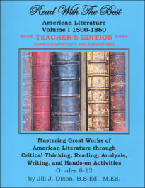 Read With the Best - American Literature I: 1500-1860 Teacher's Edition