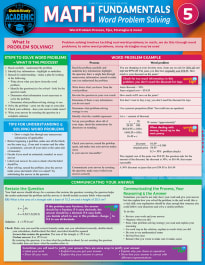 Math Fundamentals 5: Word Problems Quick Study