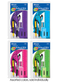 School Kit with Zipper Pouch (5 Piece)