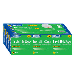 Invisible Tape Refill 3/4 x 1296 - 12 pack