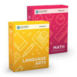 Calvert Kindergarten 2 Subject Set (Math & Language Arts)