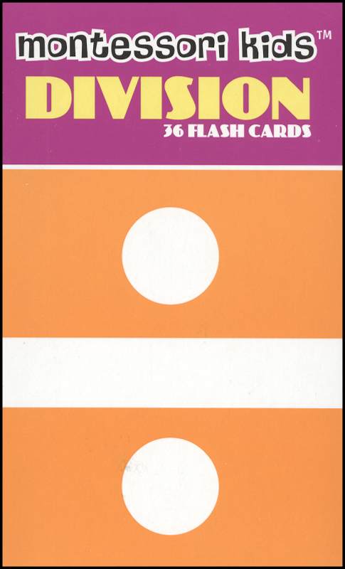 Montessori Flash Cards Division