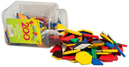 Magnetic Foam Pattern Blocks (set of 200)