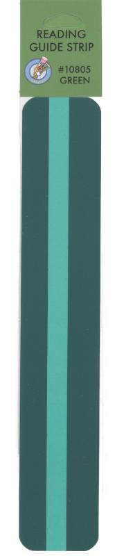 Green Reading Guide Strip