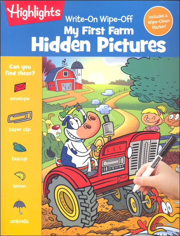 Write-On Wipe-Off My First Farm Hidden Pictures
