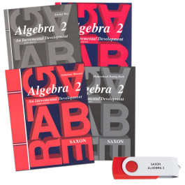 Saxon Algebra 2 with Solutions & Mastering Algebra