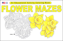 Flower Mazes Activity Book