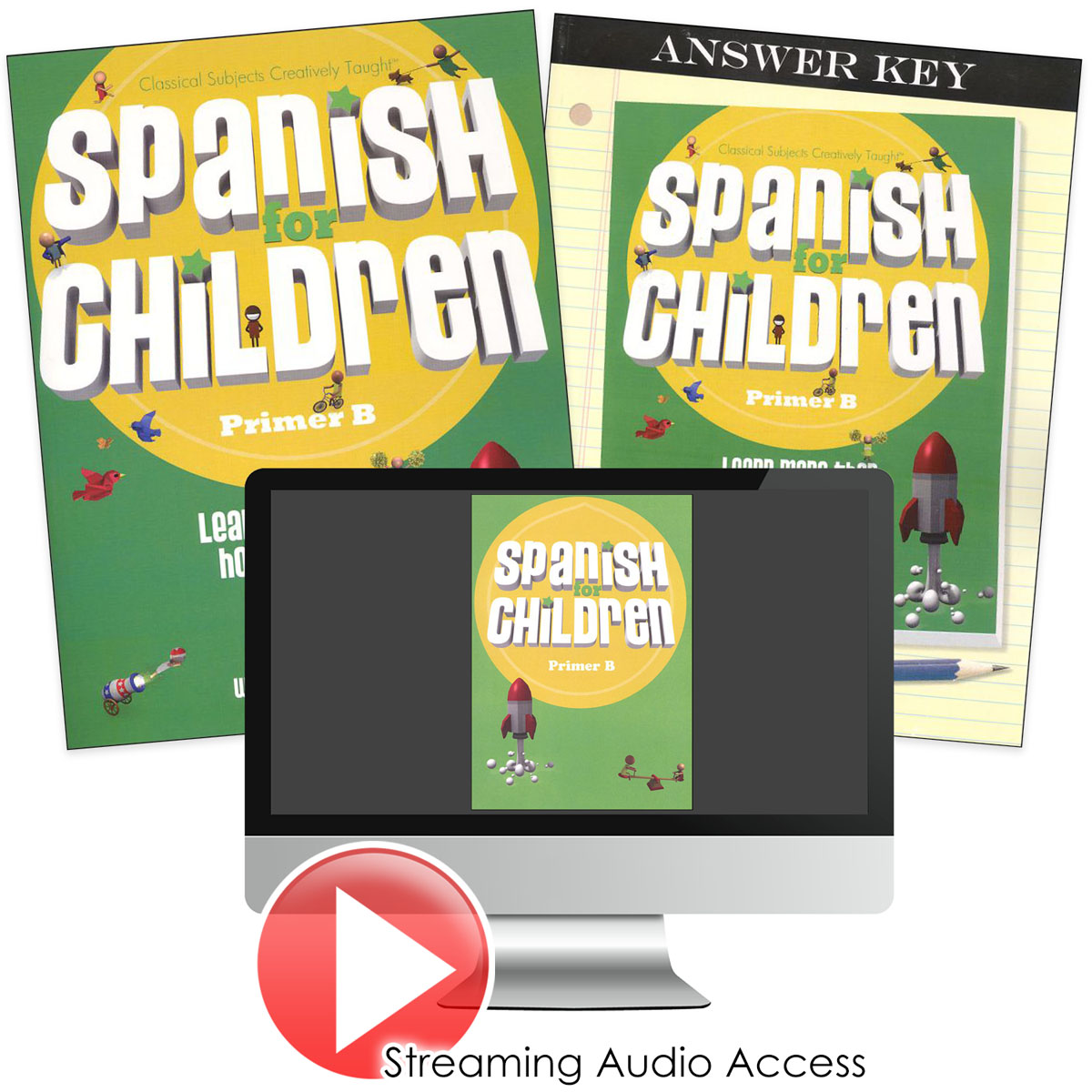 Spanish for Children Primer B Program with Streaming Video and Audio
