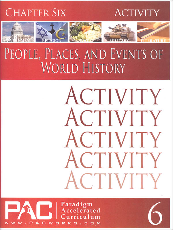 World History - Chapter 6 Activities