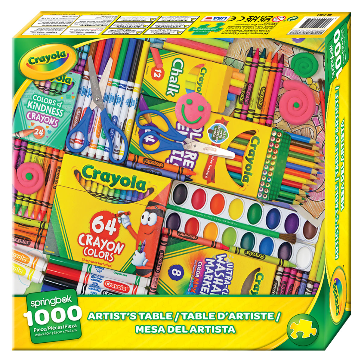 Artists Table Puzzle (1000 pieces)