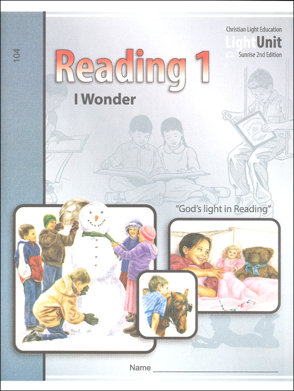 I Wonder Reading 104 LightUnit Sunrise 2nd Ed