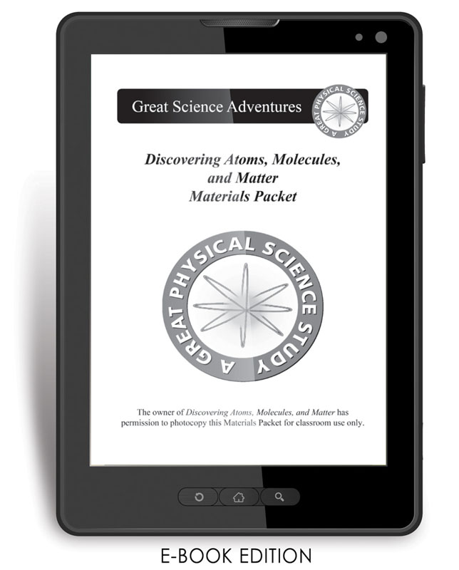 Discovering Atoms, Molecules, and Matter Materials Packet e-book