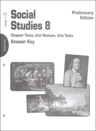 Social Studies Grade 8 Changing Frontiers Reviews & Tests Answer Key
