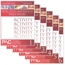 World History Activities Package (Chapters 1-6)