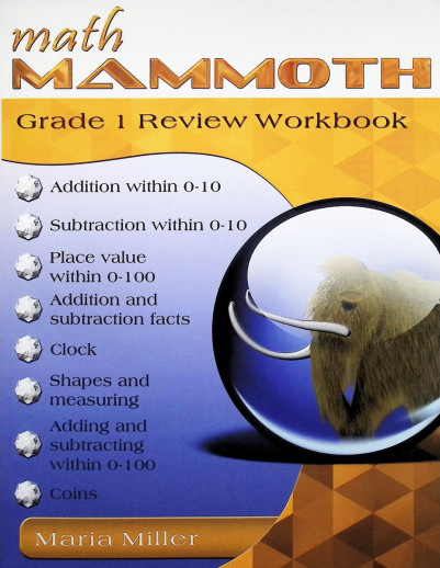 Math Mammoth Grade 1 Review Workbook