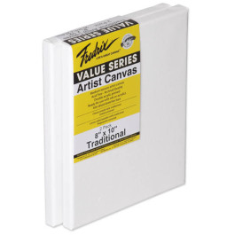 Creative Series Primed Poly/Cotton Stretched Canvas 8 x 10 - Pack of 2