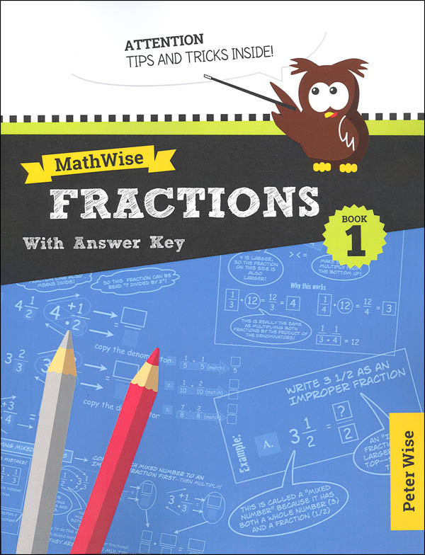 MathWise Fractions Book 1 with Answer Key