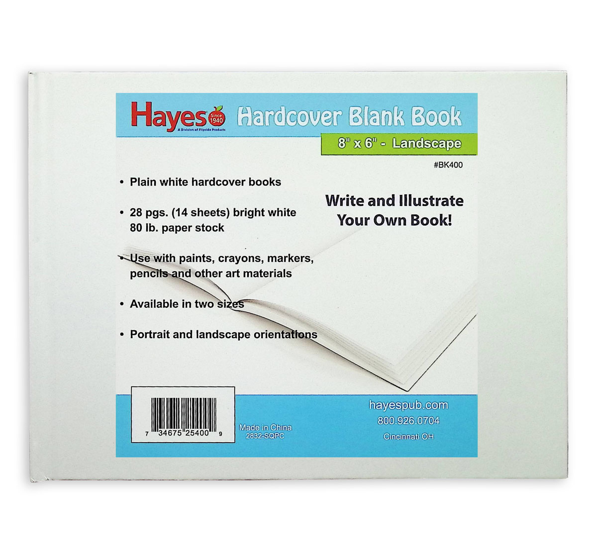 Blank Book 6" x 8" Landscape (Hardcover)