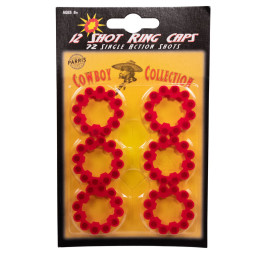 12 Shot Ring Caps - 72 Single Action Shots