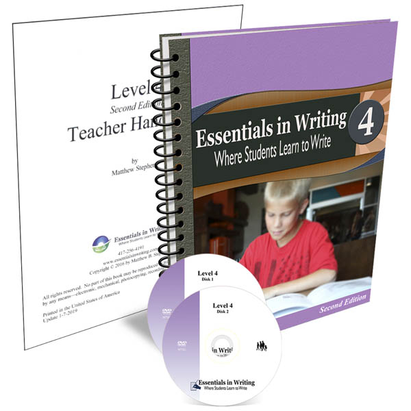 Essentials in Writing Level 4 Combo (DVD, Textbook/Workbook and Teacher ...
