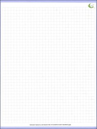 Grid Scratch Sheet / Reusable Scratch Sheet (8.5 x 11 )