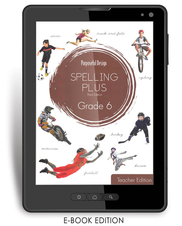 Purposeful Design Spelling Plus - Grade 6 Teacher Edition E-Book 1-year ...