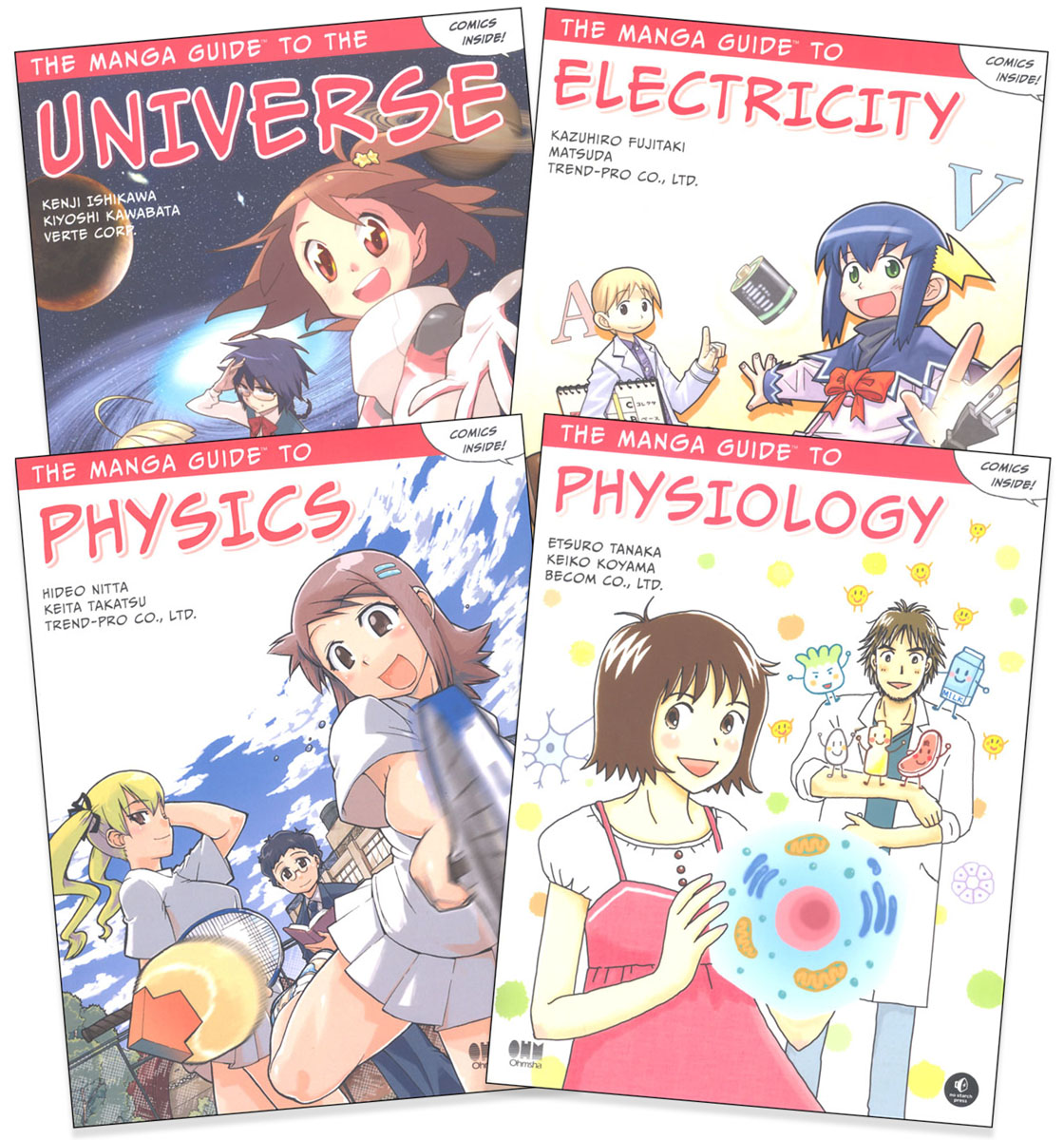 Manga Science Guides Set