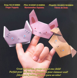 Origami Paper Fold-By-Number - Finger Puppets